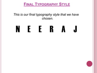 Typography research | PPTX