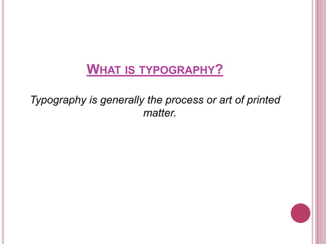 Typography research | PPTX