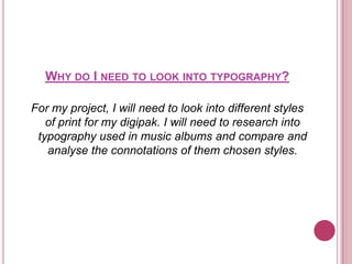 Typography research | PPTX