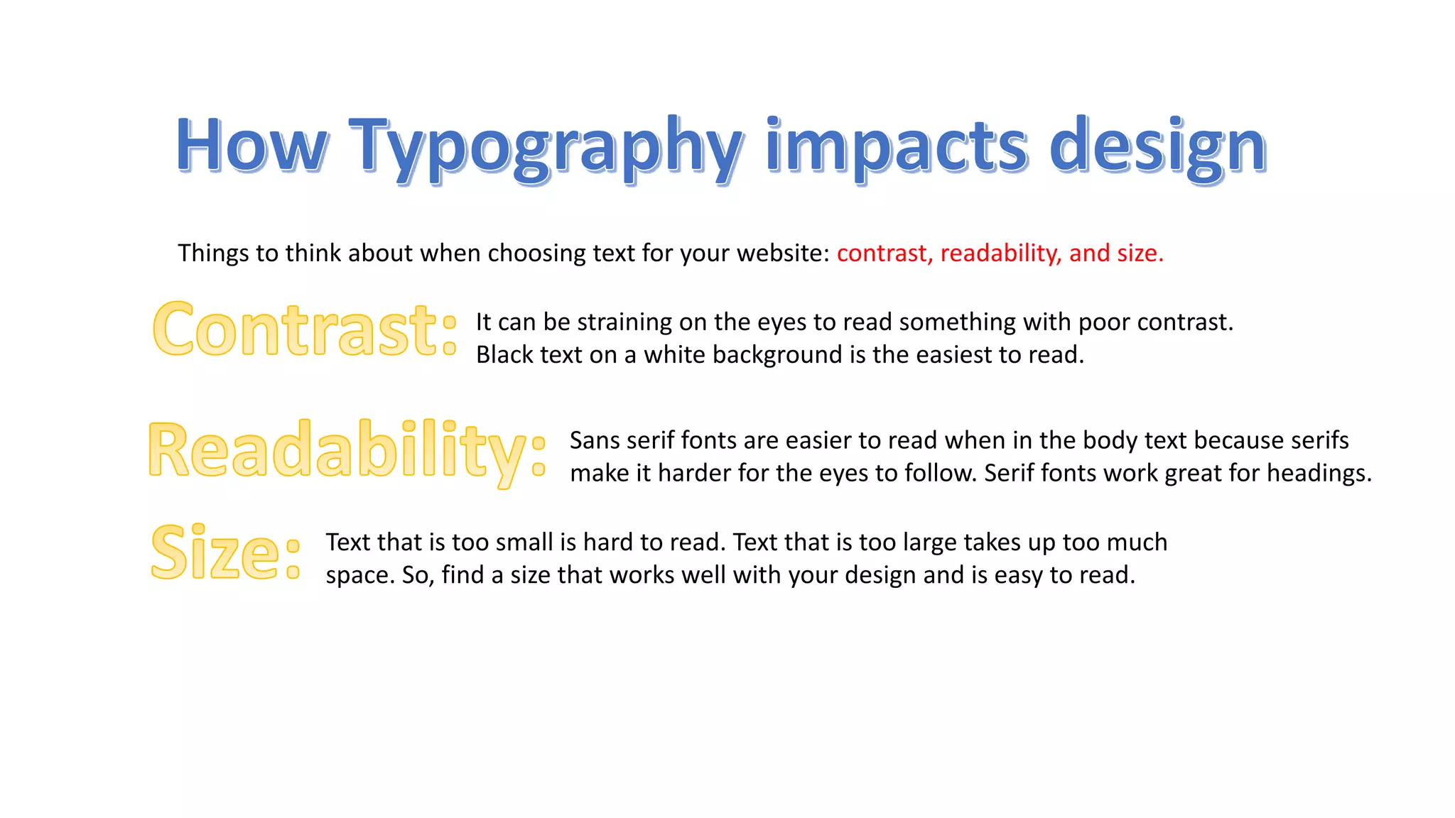Typography teaching presentation | PPTX