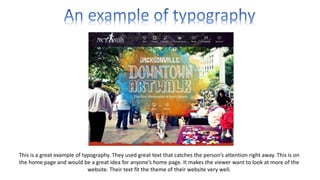 Typography teaching presentation | PPTX | Web Design and HTML | Internet