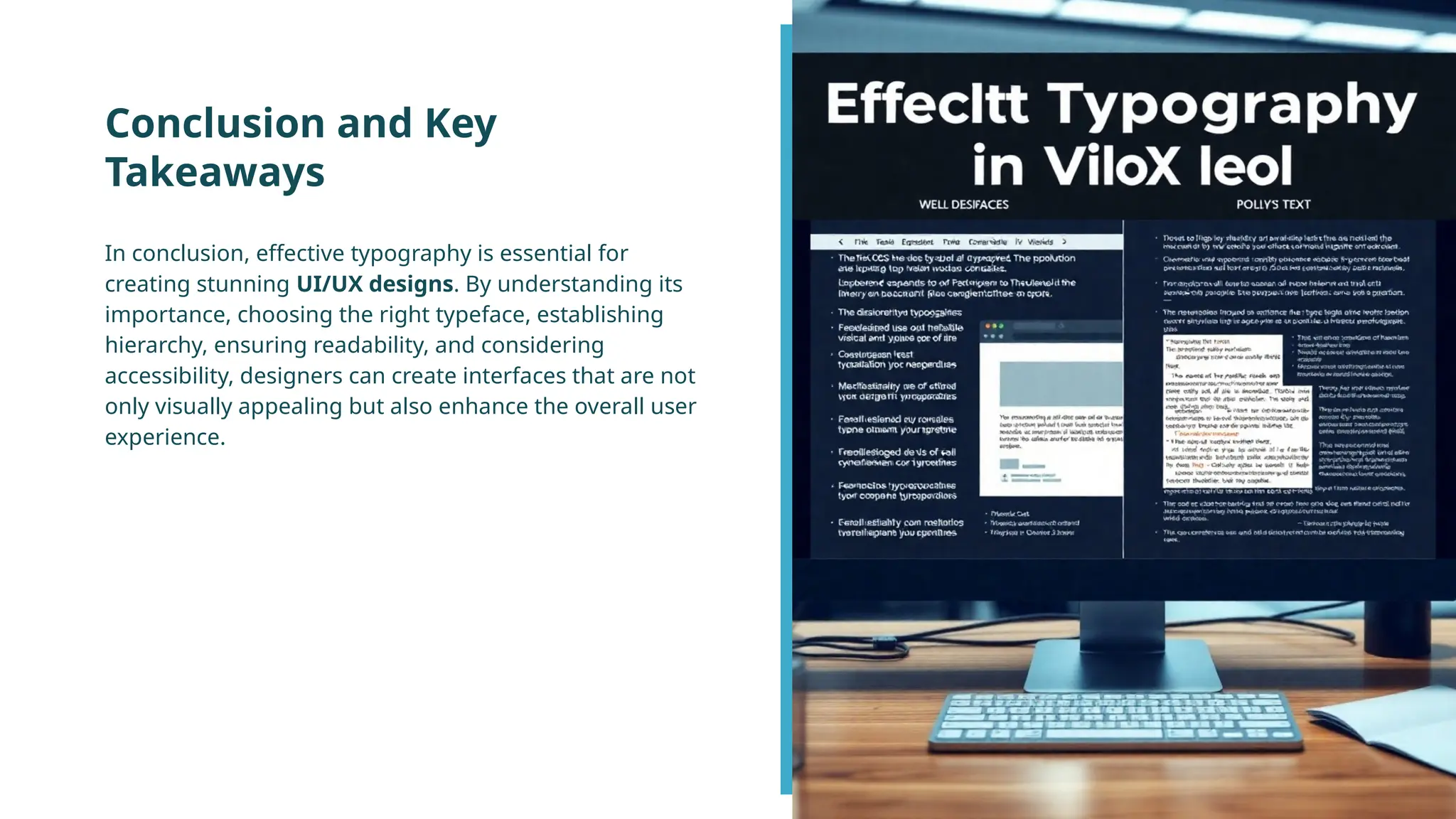 Typography Tips for Stunning UI/UX Design | PPTX