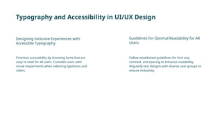 Typography Tips for Stunning UI/UX Design | PPTX