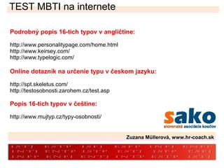 Typologia mbti mullerova | PPT