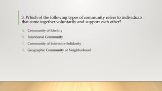 typologies of community in community engagement solidarity and ...