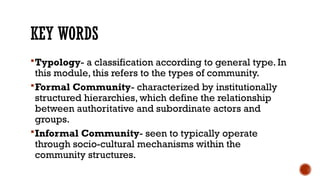 CESC-HUMMS- Typologies of Community.pptx