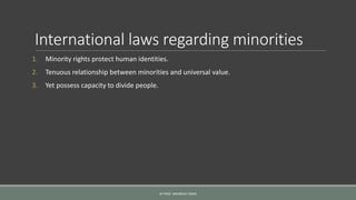 Typologies of minorites and model of Minorities Dynamics.pptx