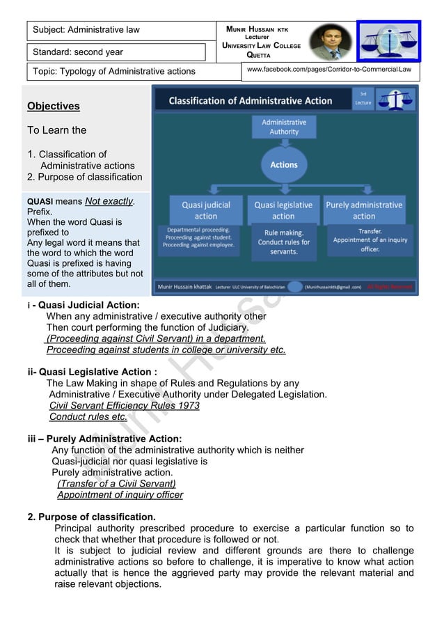 Typology of administrative action | PDF