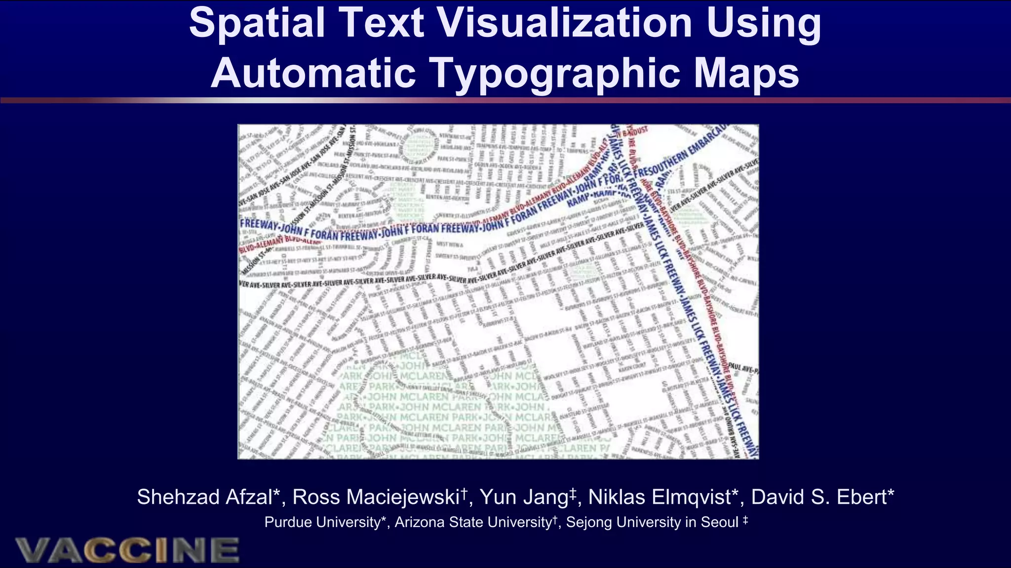 Automatic Typographic Maps | PPTX