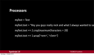 TypoScript 2.0 | PPT