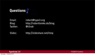 TypoScript 2.0 | PPT