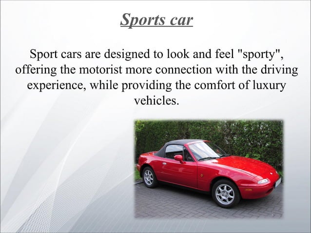 Vehicle types/typy vozidel | PPT