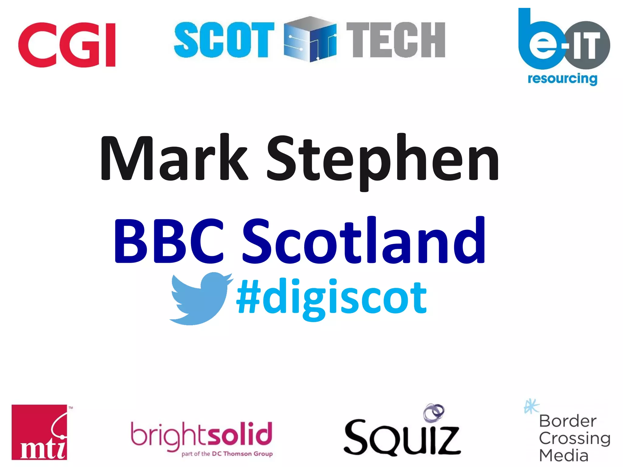 Digital Transformation Scotland 2016 | PPT