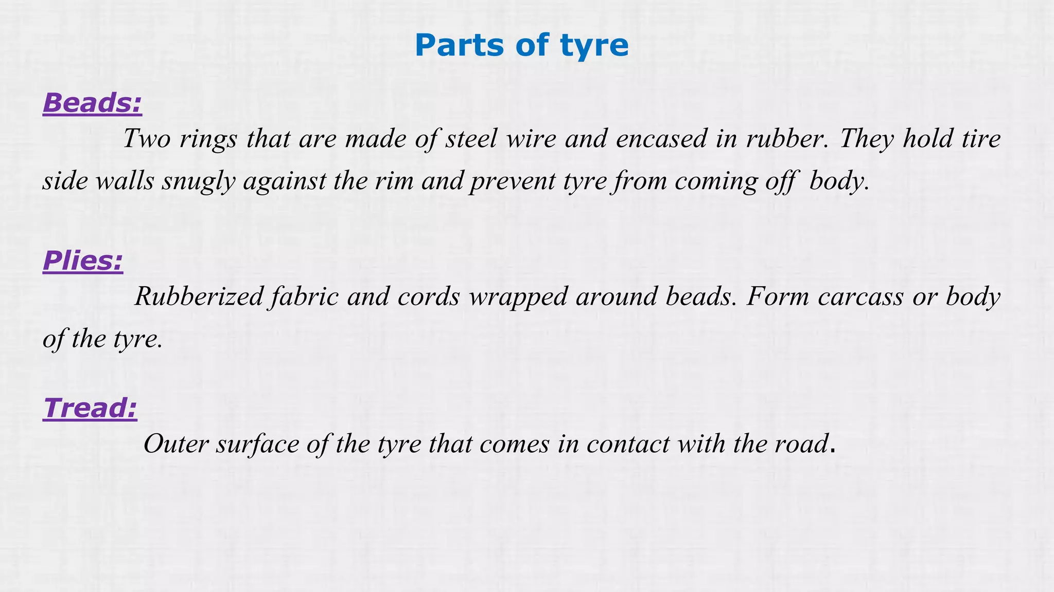 Tyre | PPTX