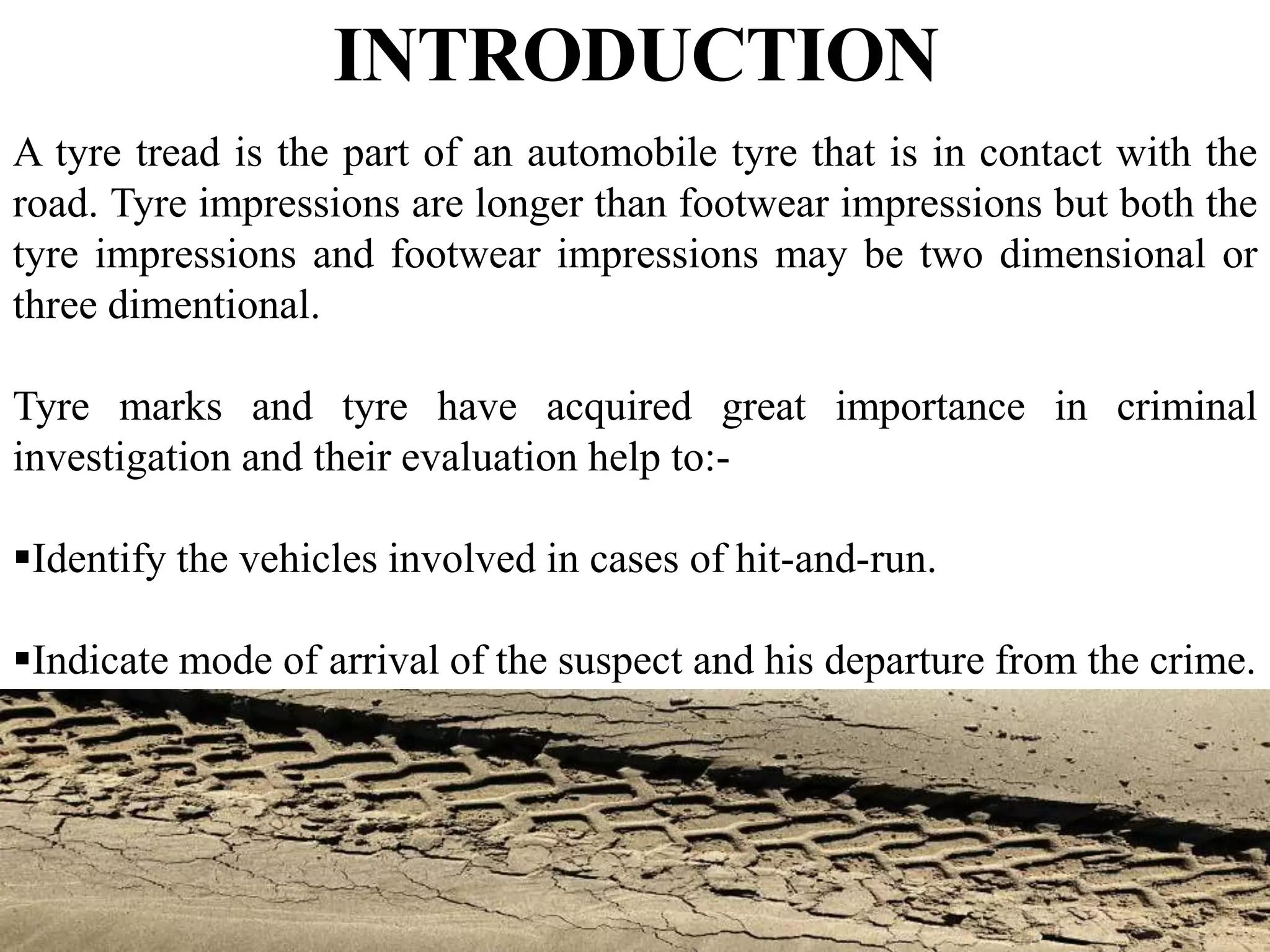 Tyre and skid marks | PPTX