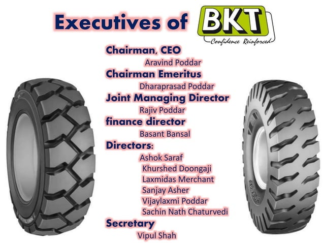 overview of JK tyres, TVS Tyres, BKT Tyres | PPTX | Business Accounting & Finance | Business