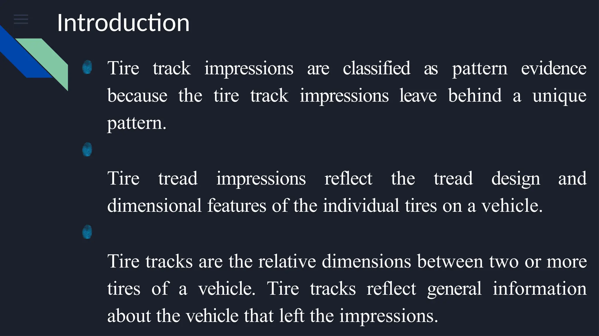 Tyre impressions and Forensic examination of Tyre Impression.pptx
