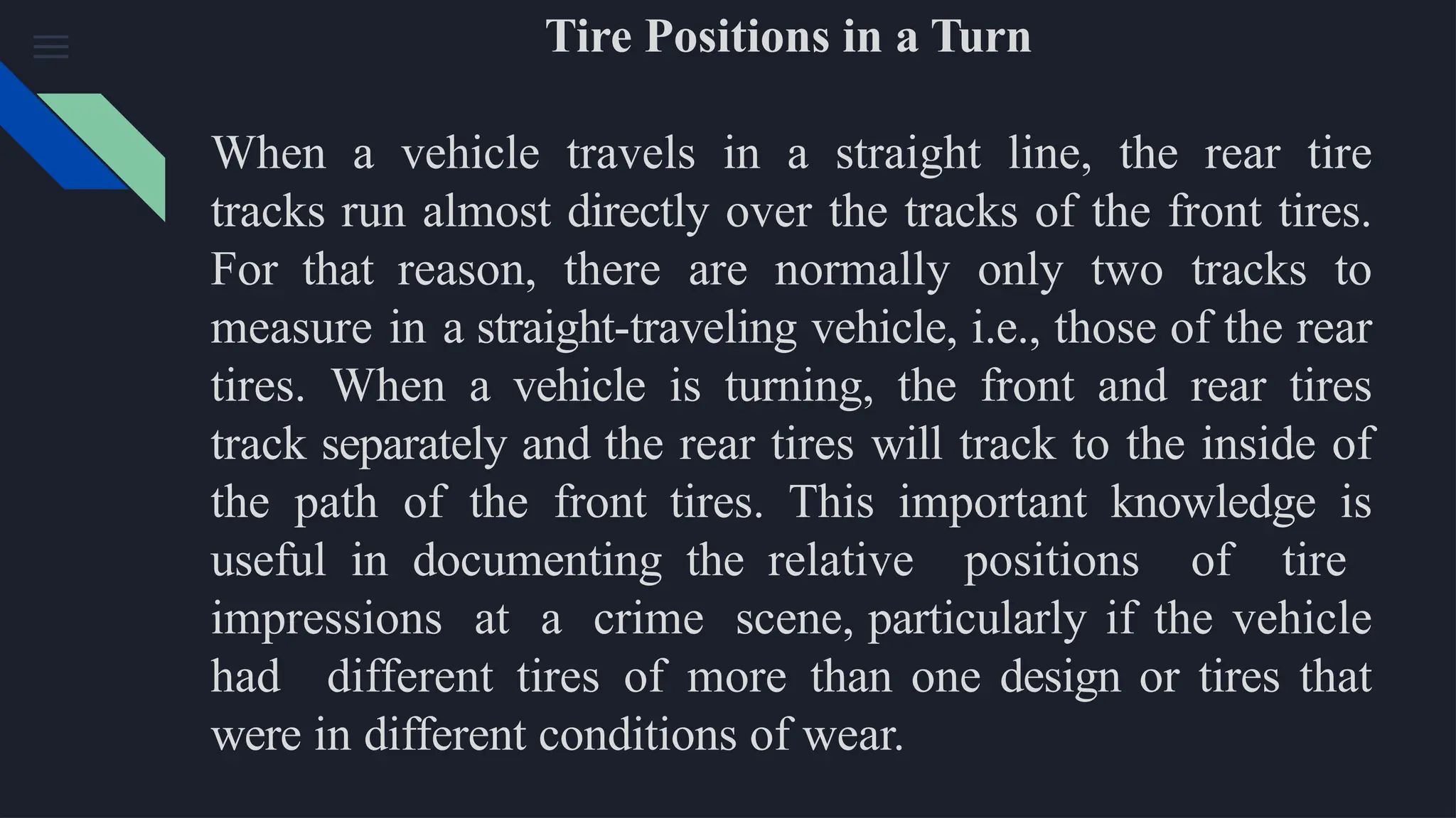 Tyre impressions and Forensic examination of Tyre Impression.pptx