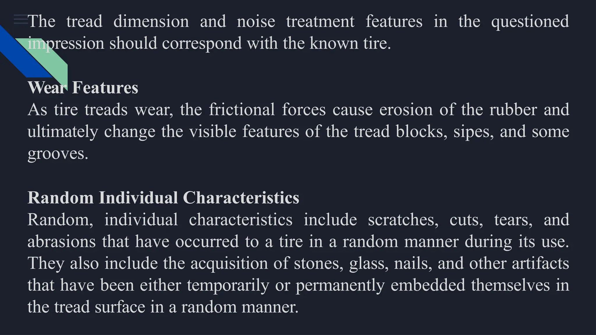 Tyre impressions and Forensic examination of Tyre Impression.pptx