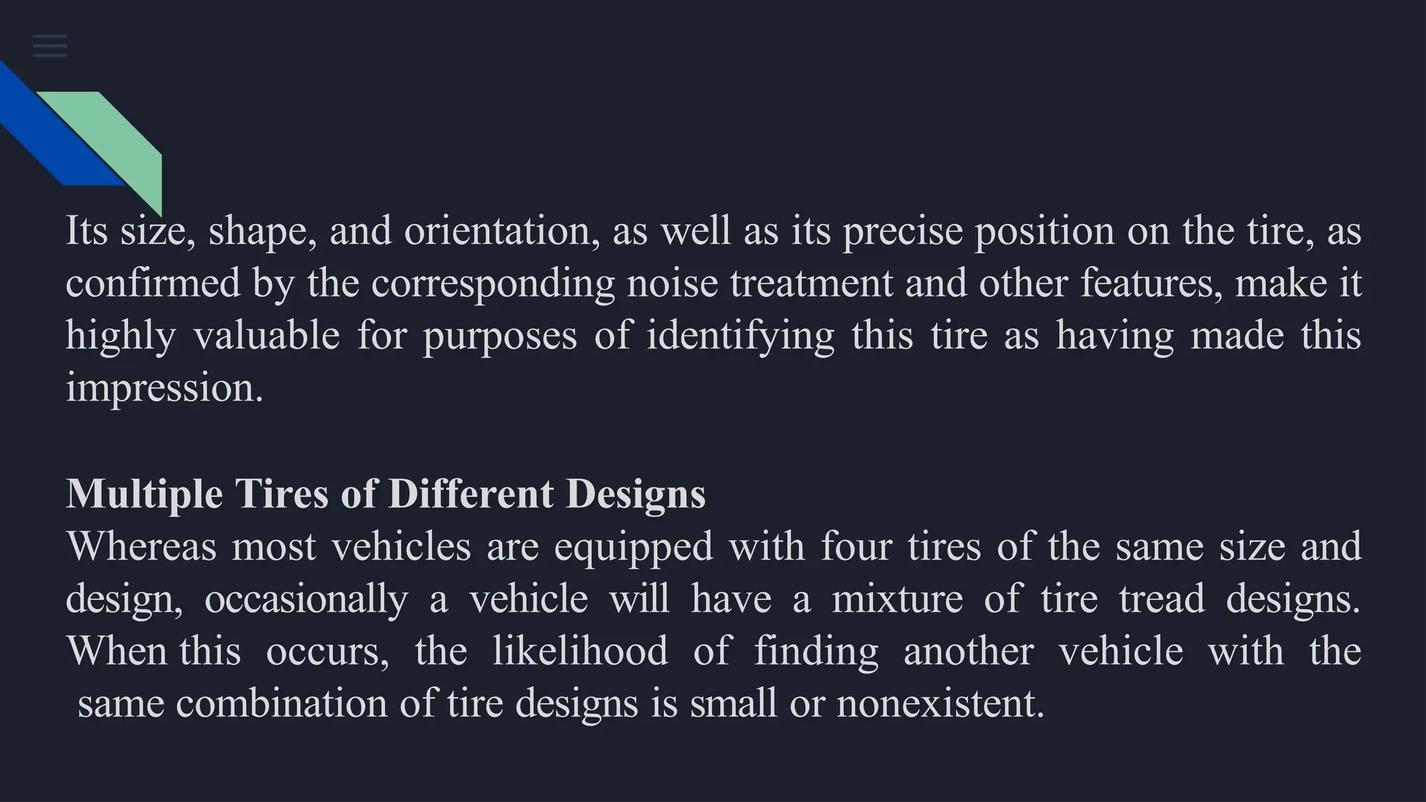 Tyre impressions and Forensic examination of Tyre Impression.pptx