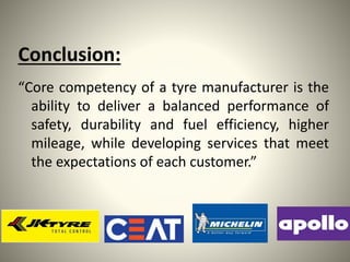 Tyre industry | PPTX