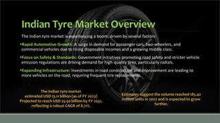 Tyre Industrymarket overview with examples of CEAT | PPTX
