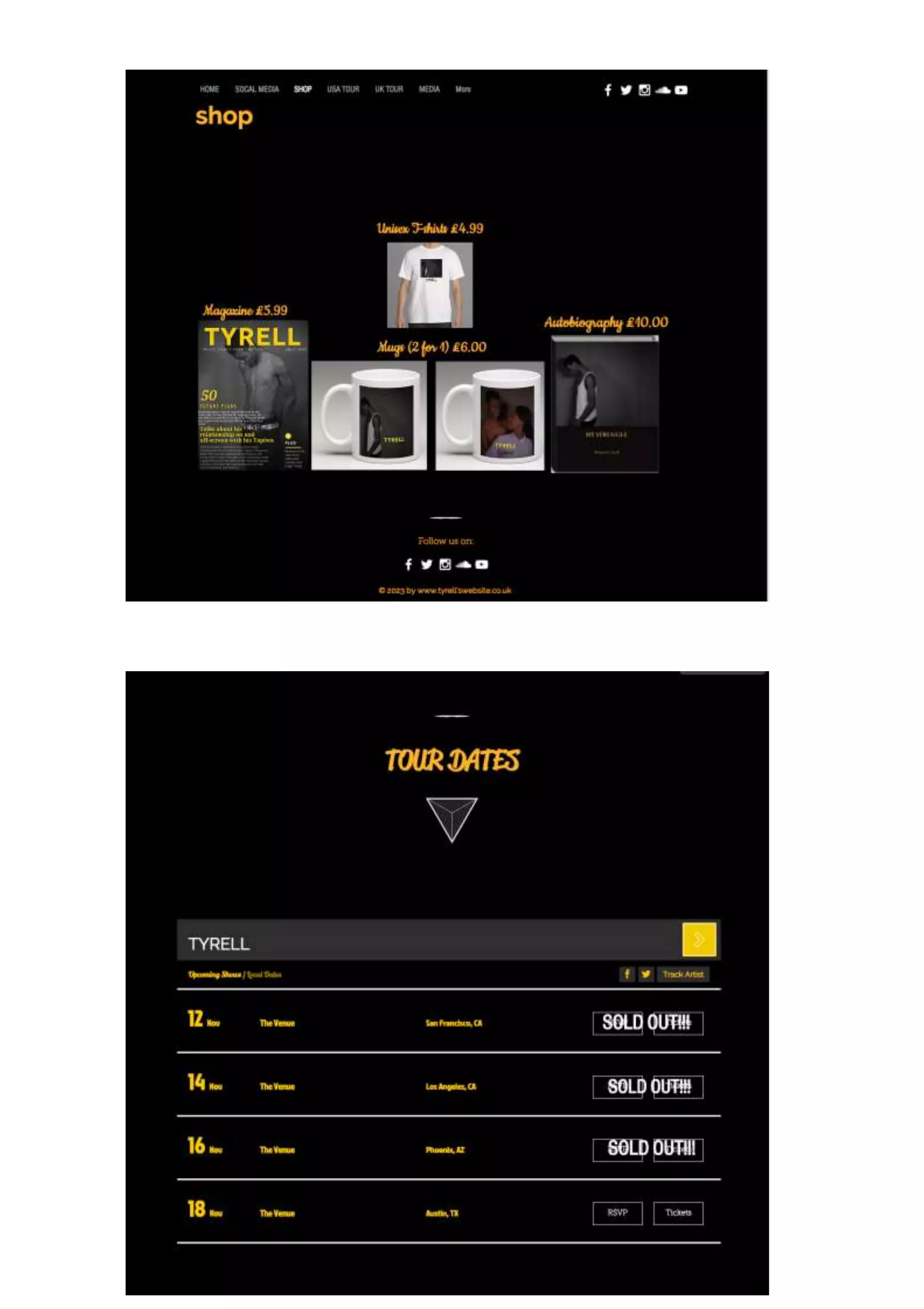 Tyrells website | DOCX