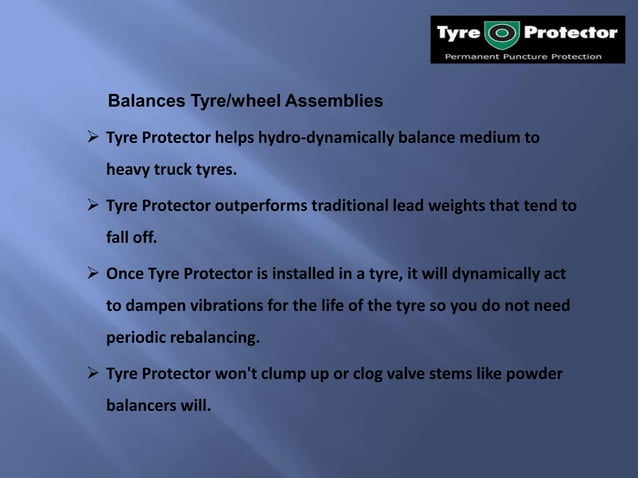 Tyre Protector - Permanent Puncture Prevention | PPT
