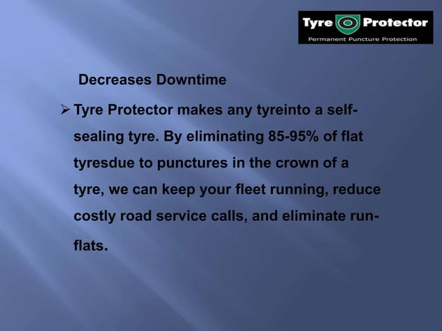 Tyre Protector - Permanent Puncture Prevention | PPTX