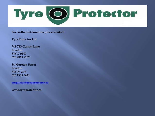 Tyre Protector - Permanent Puncture Prevention | PPTX