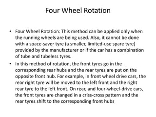 Tyre rotation for automobile cars | PDF