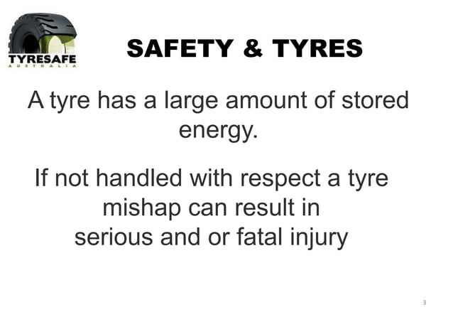TyreSafe Australia Adam Gosling | PPT