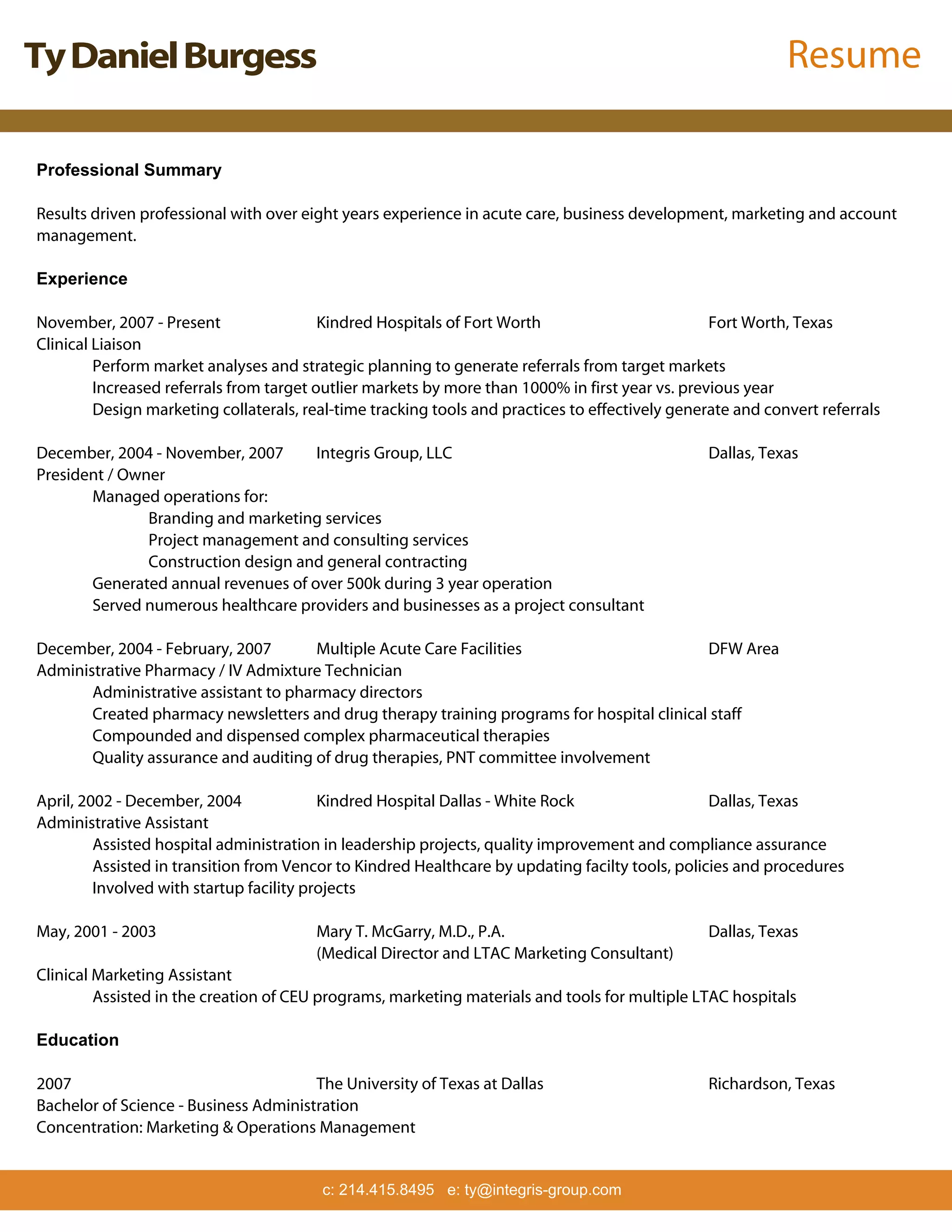 Ty Resume | PDF
