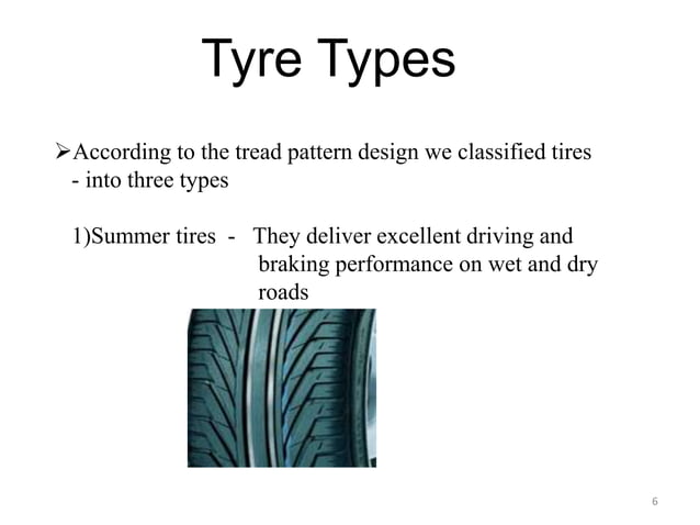 Tyre technology | PPTX