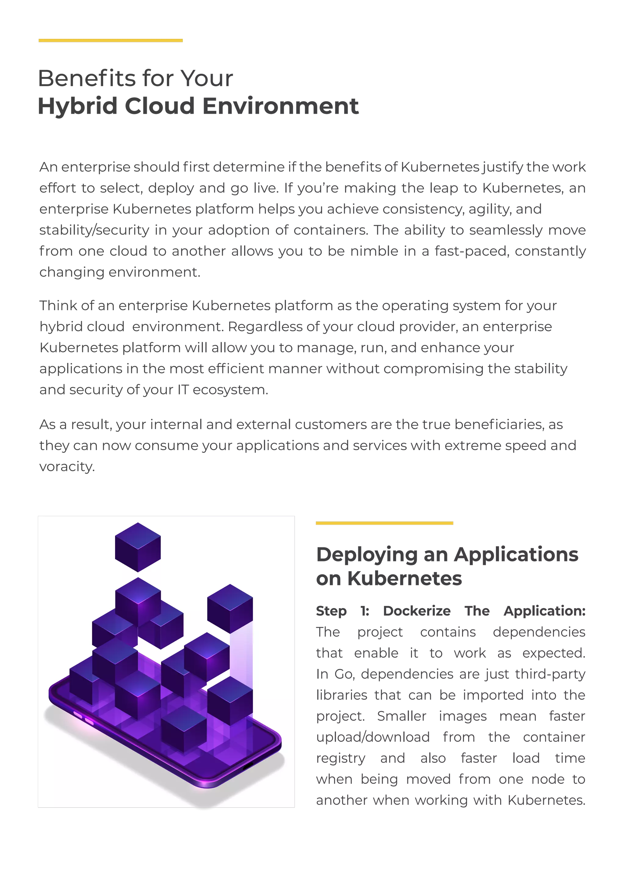 Kubernetes in The Enterprise | PDF | Cloud Computing | Internet