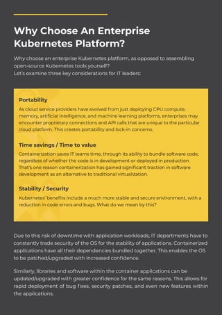 Kubernetes in The Enterprise | PDF | Cloud Computing | Internet