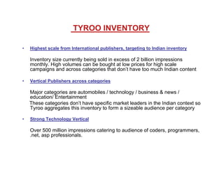 Tyroo Corporate Presentation | PPT