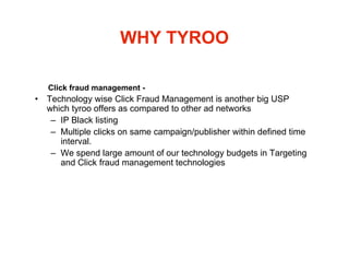 Tyroo Corporate Presentation | PPT