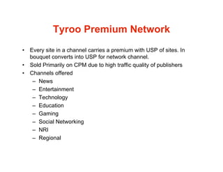 Tyroo Corporate Presentation | PPT