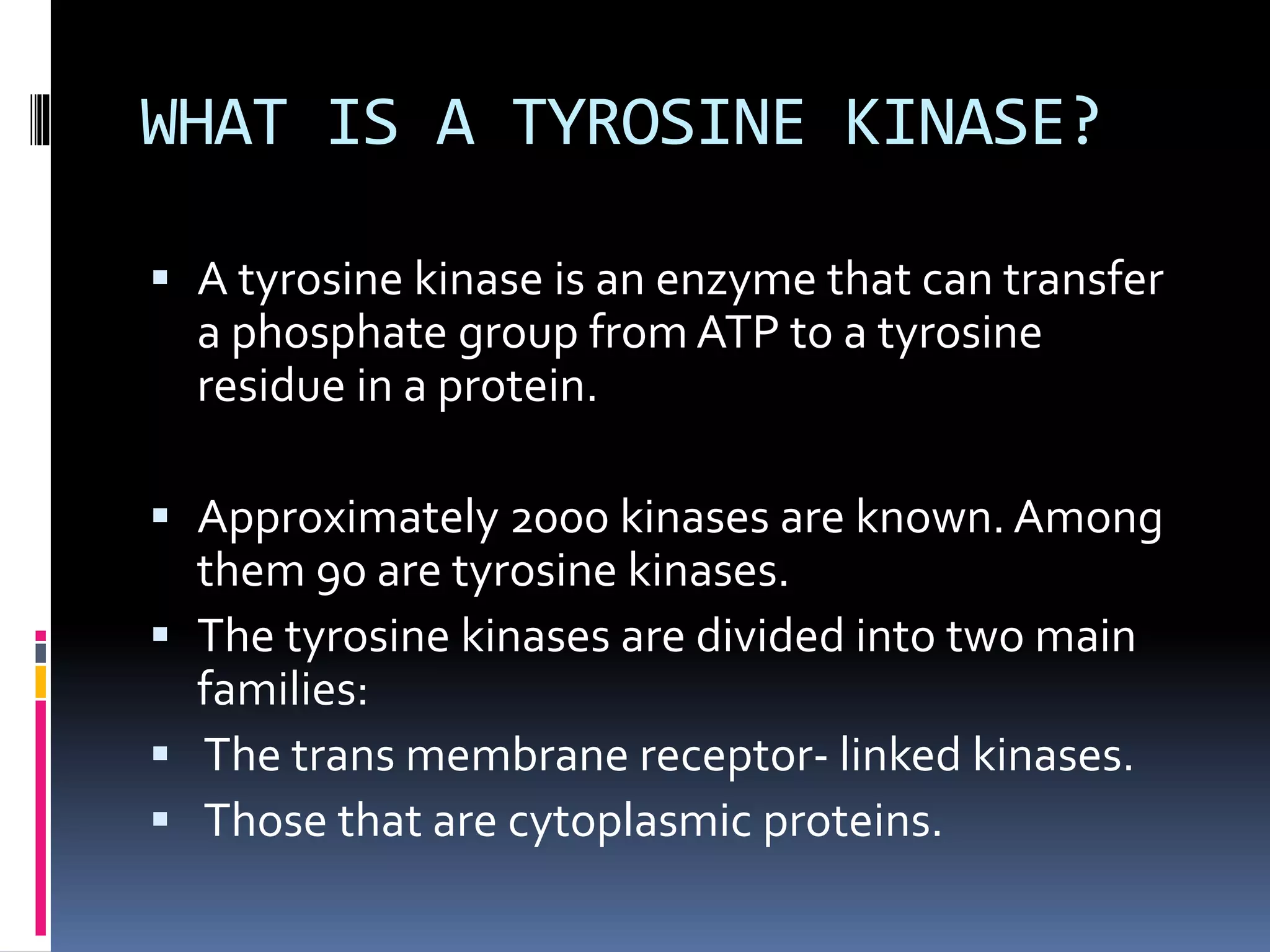 Tyrosine kinase linked receptors | PPTX