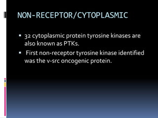 Tyrosine kinase linked receptors | PPTX