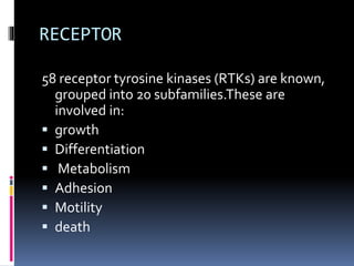 Tyrosine kinase linked receptors | PPTX