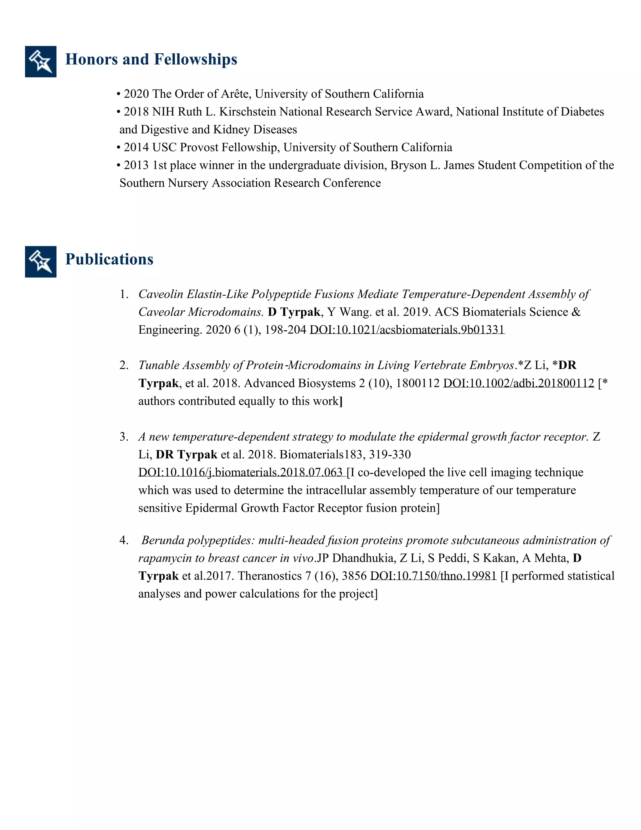 David Tyrpak CV | PDF