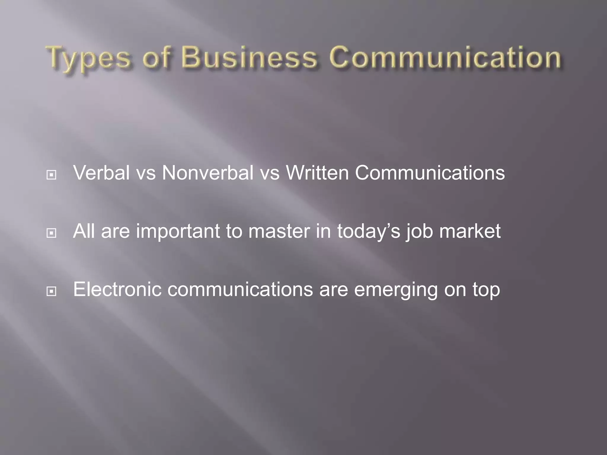 What is business communication? | PPTX