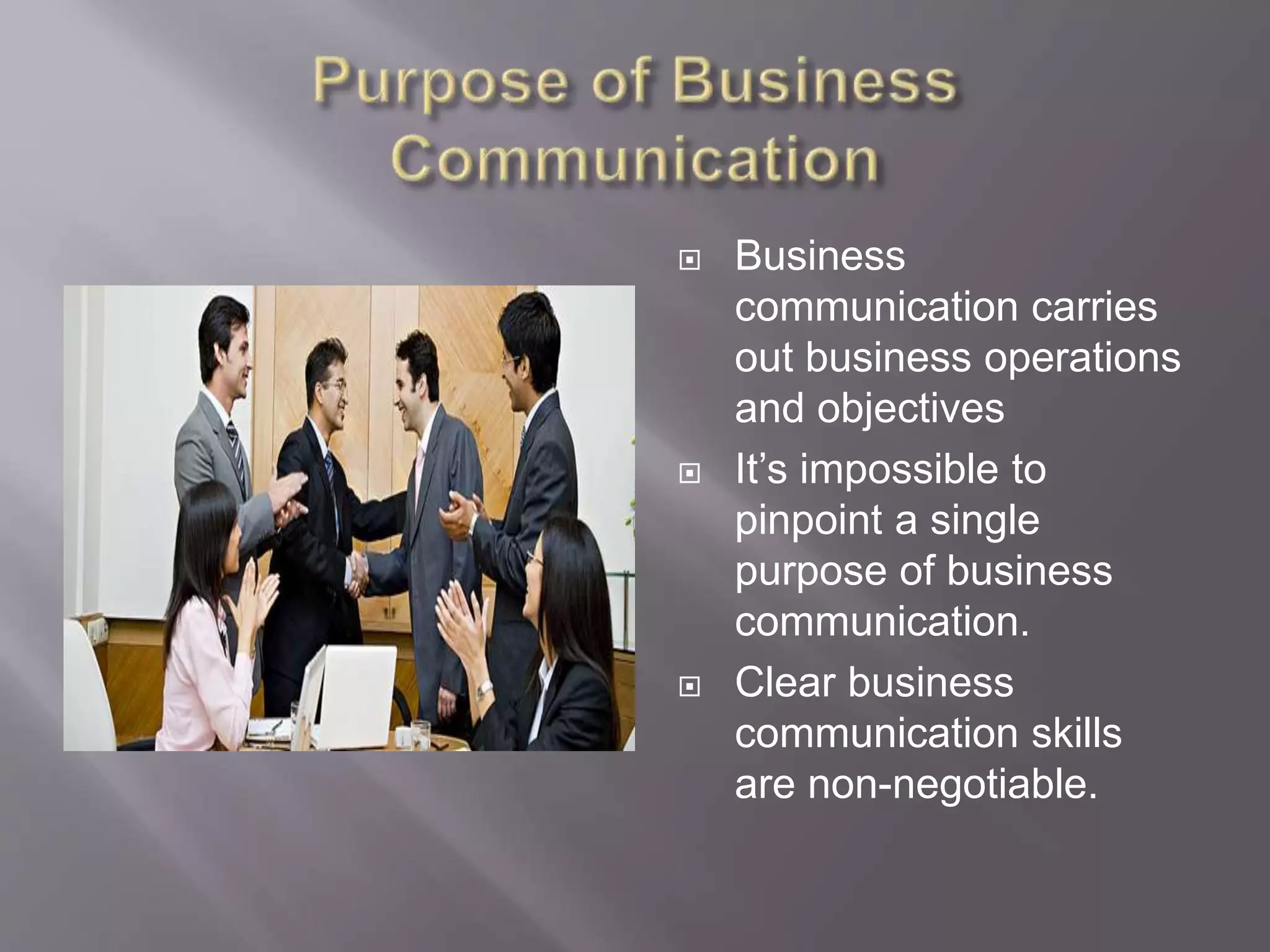 What is business communication? | PPTX