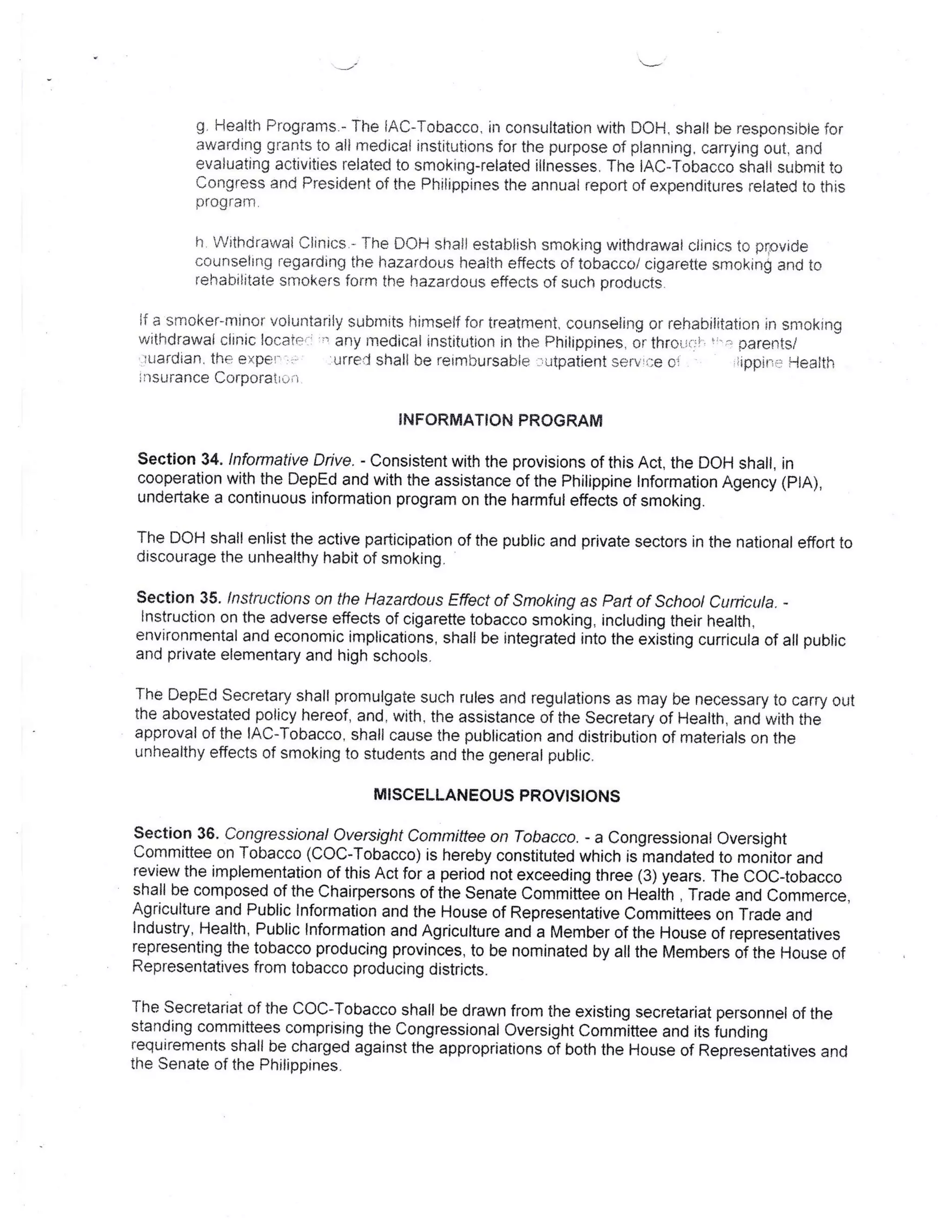 RA 9211 An Act Regulating the Packaging, Use, Sale Distribution and ...