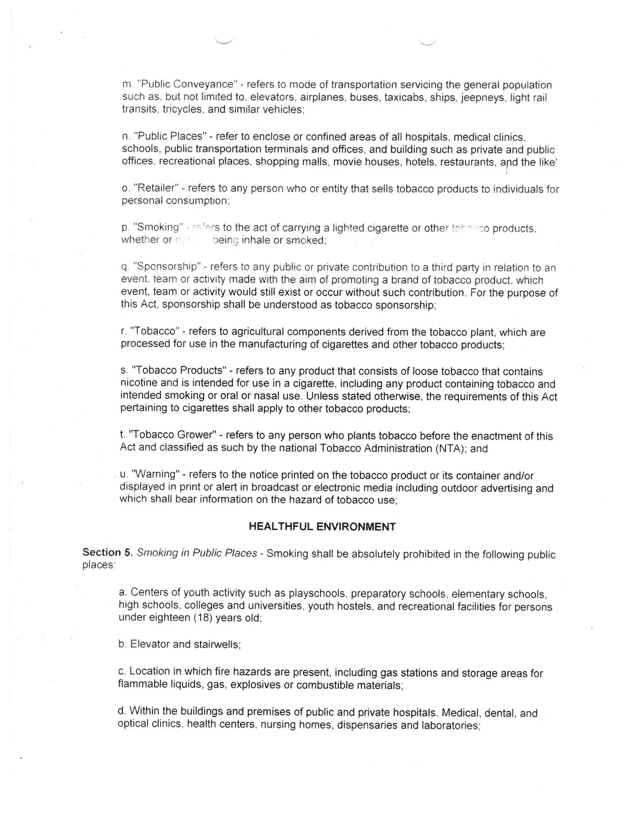 RA 9211 An Act Regulating the Packaging, Use, Sale Distribution and ...