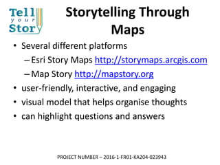 Tell Your Story: literature review on using Storytelling with maps to ...