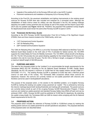 Proposed Extension of Runway 5L-23R McGhee Tyson Airport (TYS) | PDF