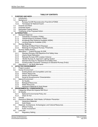 Proposed Extension of Runway 5L-23R McGhee Tyson Airport (TYS) | PDF